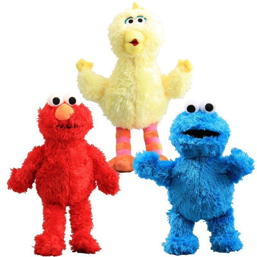 Sesame Street Jfmm ใหม่ ตุ๊กตานุ่ม รูปการ์ตูน Sesame Street Elmo และ ...