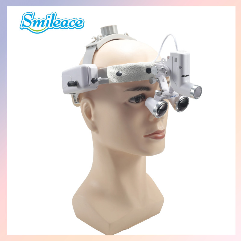 ♞Dental Led Light Surgical Magnifier With Headlight Surgeon Operation ...