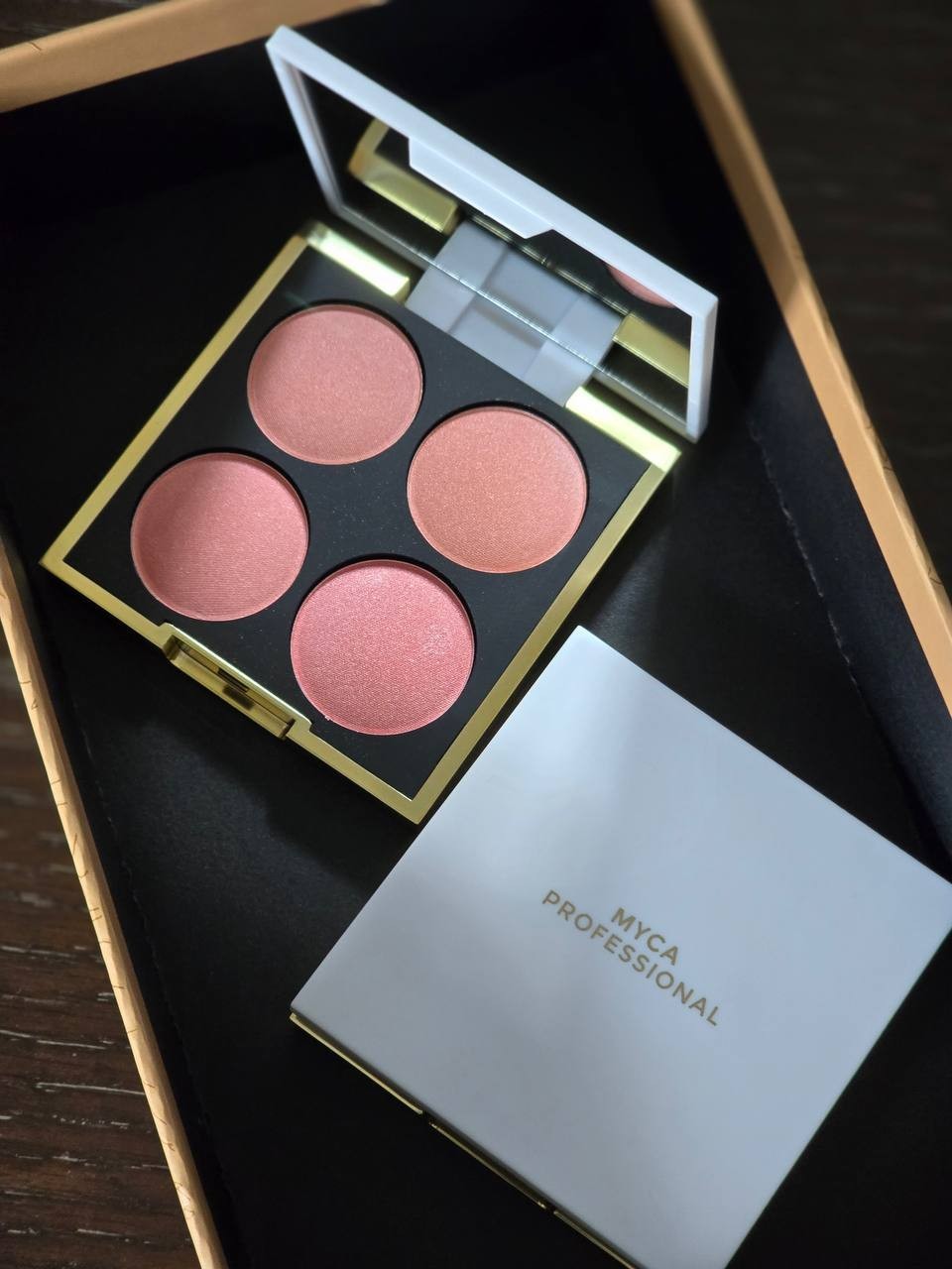 [ซื้อในไลฟ์ลด50%ของแท้] MYCA STAGE LIGHT BLUSH PALETTE ไมก้า บลัชออน พา ...