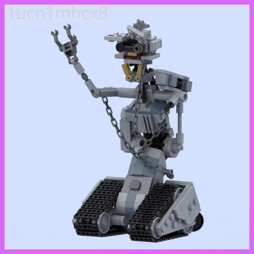 MOC Movie The Shorted-Circuits Johnny 5 Mecha Robot figures Building ...