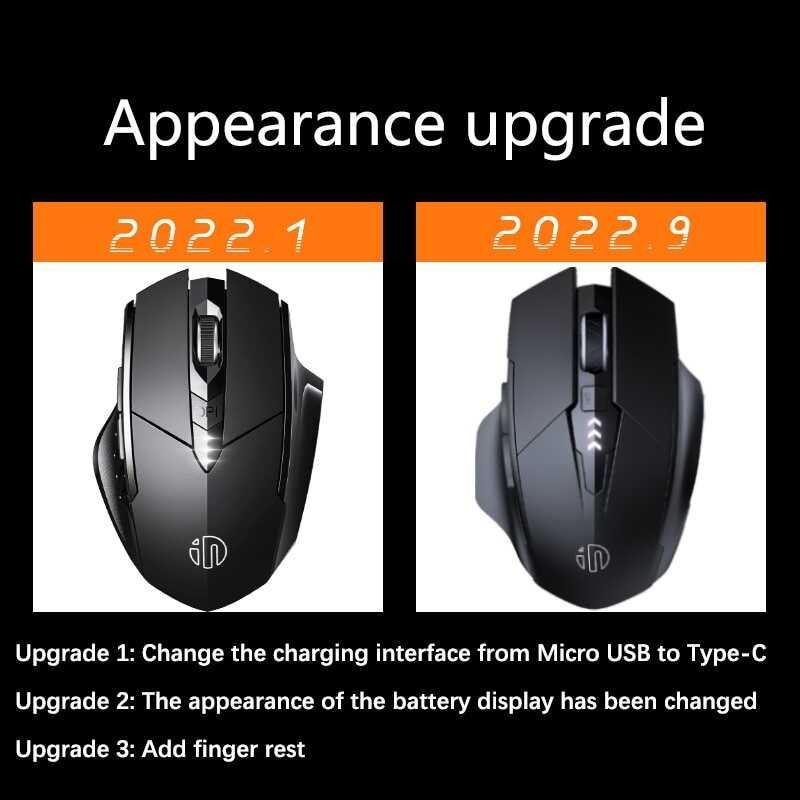 [HOTSFDGHFJ118] ITECHGADGETS INPHIC PM6 PRO Wireless Bluetooth Mouse ...