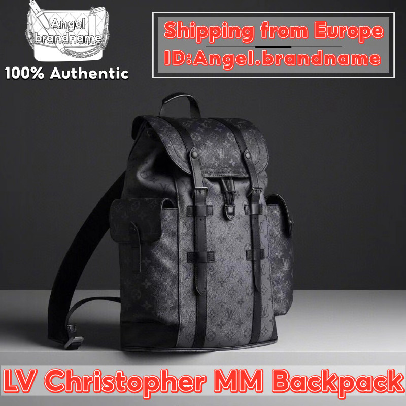 Shopee ถูกที่สุดถุงของแท้Louis Vuitton Christopher MM Backpack กระเป๋า ...