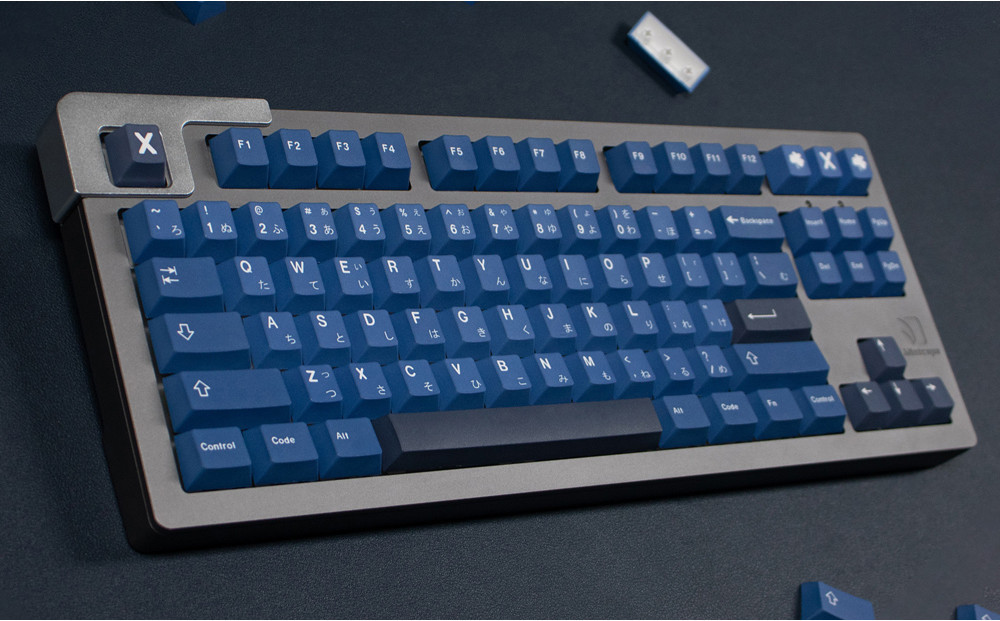 Gmk R1 Striker Blue Keycaps โปรไฟล ์ เชอร ์ รี ่ PBT keycap ชุดสําหรับ ...
