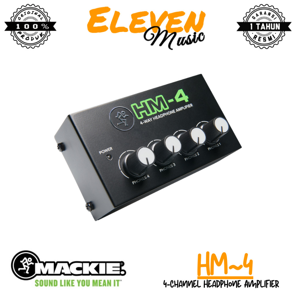 ในสต็อก Mackie HM4 เครื่องขยายเสียงหูฟัง 4 ช่อง Mackie HM-4 | Shopee ...
