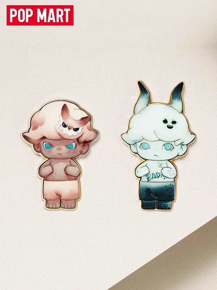 Popmart Dimoo Retro Series Badge Blind Box Action Anime Mystery Figure ...