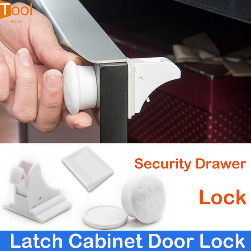 Kids Security Baby Lock Magnetic Child Lock Cabinet Drawer Door Lock ...