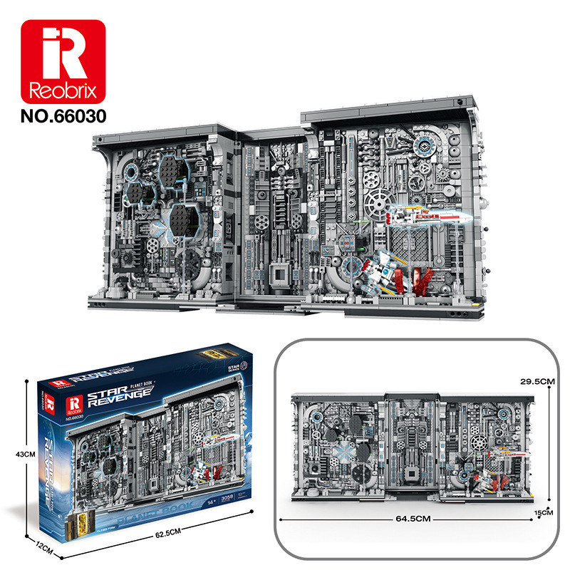 Reobrix 66030 Building Blocks Book Model City Modular Street View Space ...