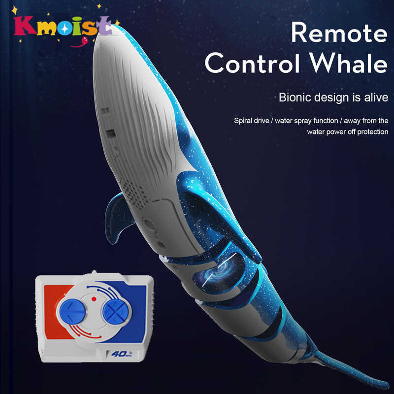 RC Kmoist ของเล่นเรือดำน้ำ ใต้น้ำวาฬบังคับด้วยรีโมตจุ่ม | Shopee Thailand