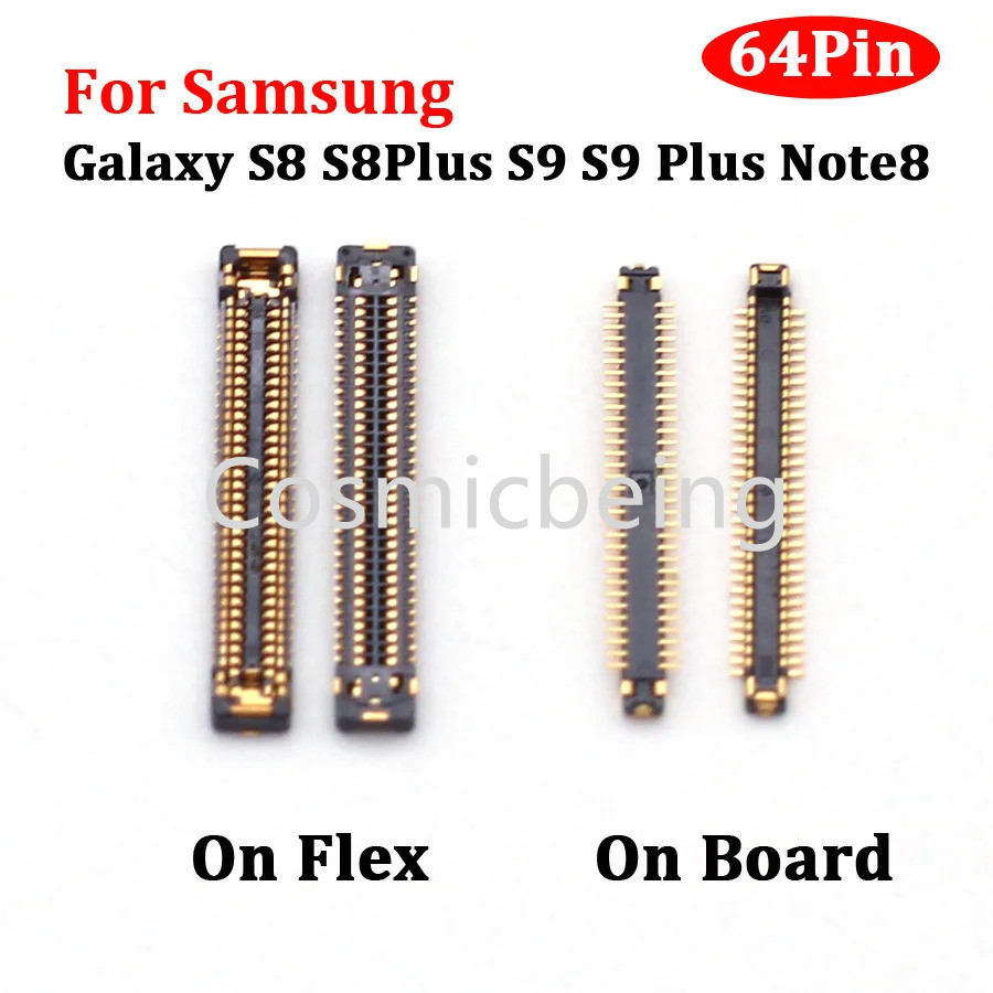 2-10 ชิ้นจอแสดงผล Lcd หน้าจอ Flex สาย FPC Connector สําหรับ Samsung Galaxy S8 S8Plus หมายเหตุ 8 ...