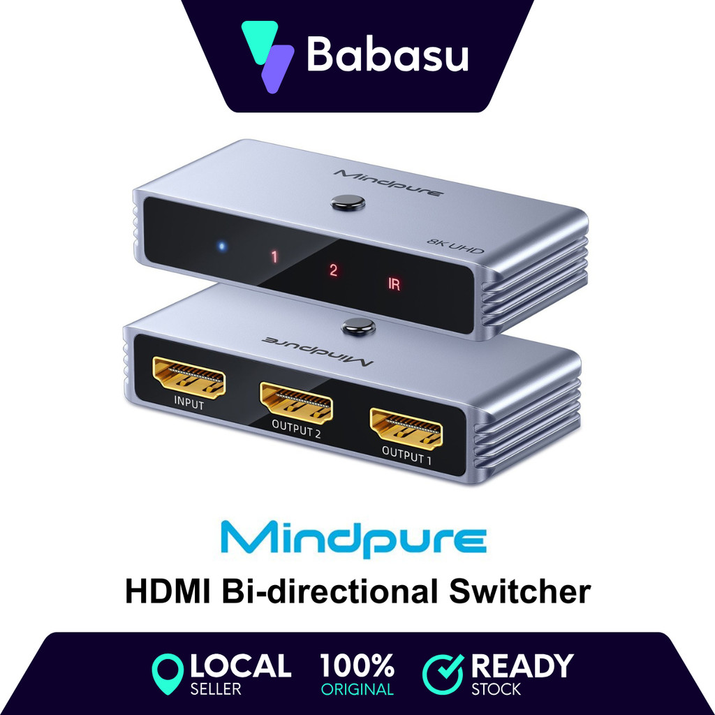 Hdmi Bi-Direction Switcher 8k/60Hz พร้อมรีโมทคอนโทรล | Shopee Thailand