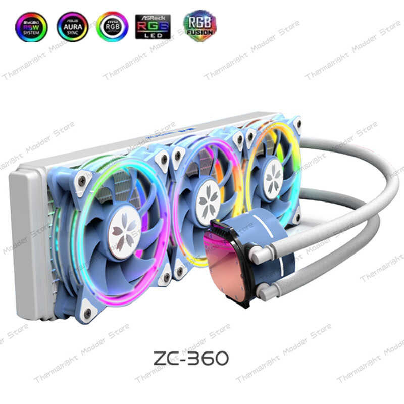 ZEAGINAL YESTON Sakura Hitomi 360 AIO Cooling Kit All-In-One Water ...