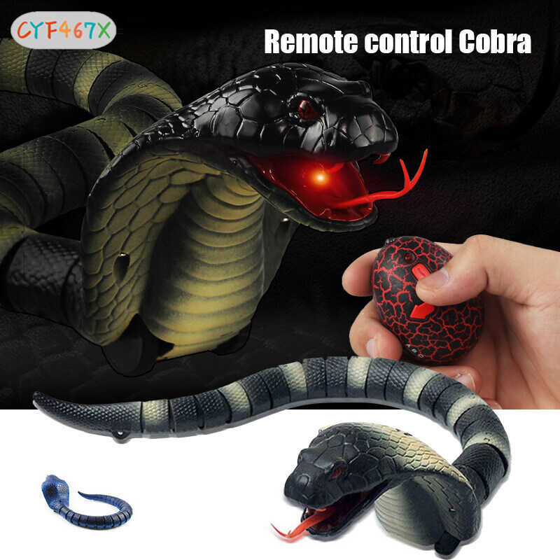 CYF Rattle Snake Toy Realistic Rechargeable Rattlesnake With Remote ...
