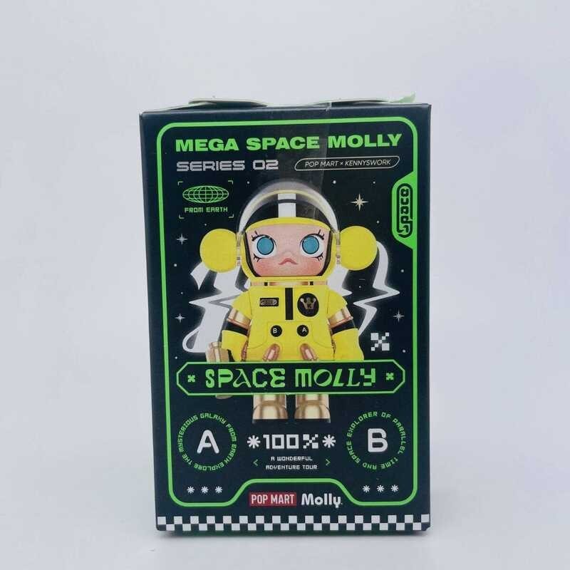 Pop Mart Original Mega 100% Space Moly 2 Series Action Figure Desktop ...