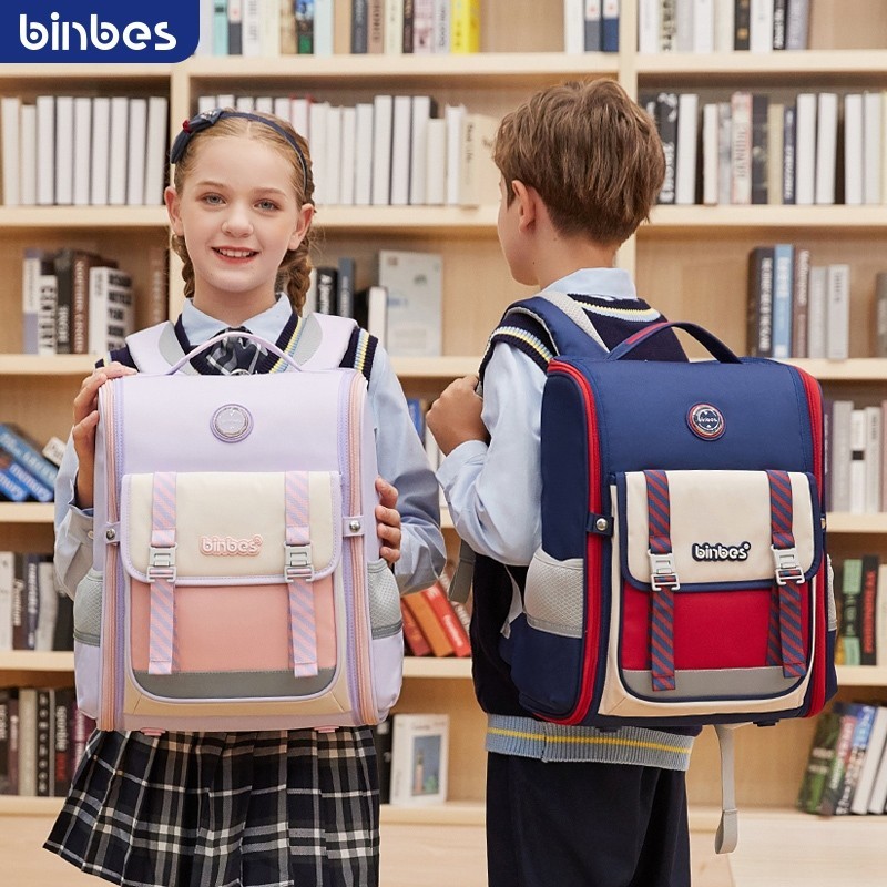 Sun Eight X Binbes กระเป๋านักเรียน น้ําหนักเบา ป้องกันขอบล้อ ความจุเยอะ ...