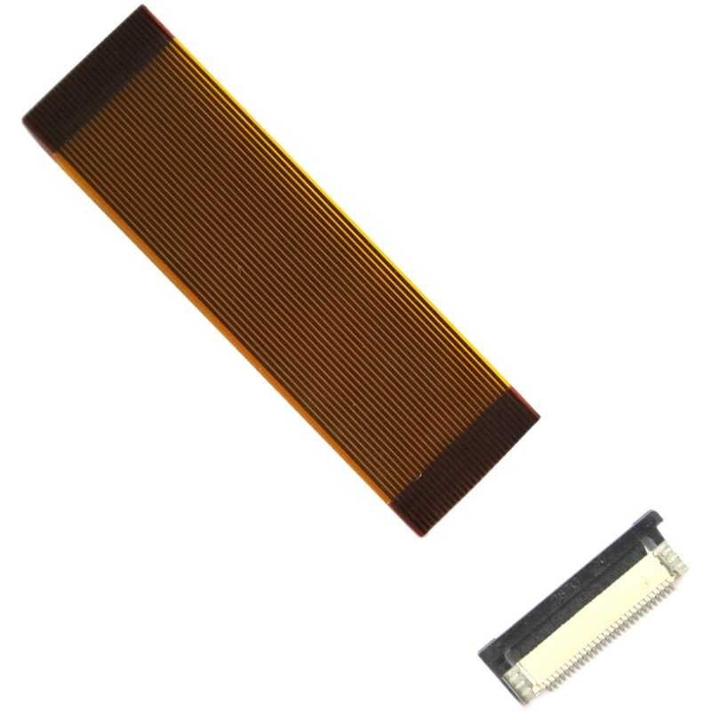 สายเคเบิ้ลยืดหยุ่นแบนสีเหลืองขนาด0.5มม. FFC FPC 6P/8P/10P/18P/24P/30P ...