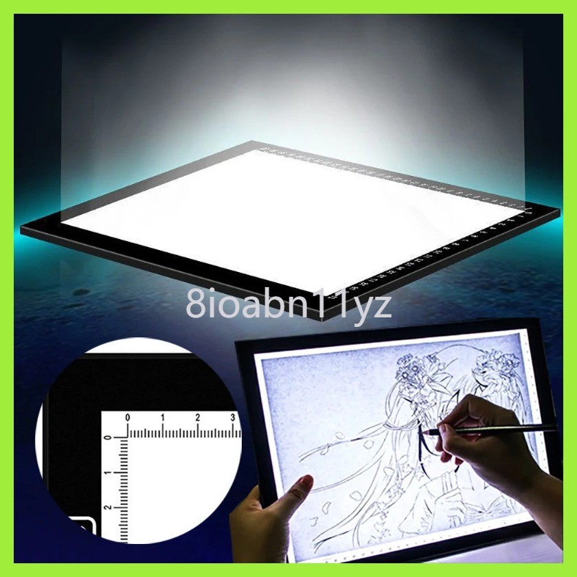 A4 Tracing LED แท็บเล็ตกล่อง Ultra-Thin ปรับ USB Artcraft Backboard LED ...