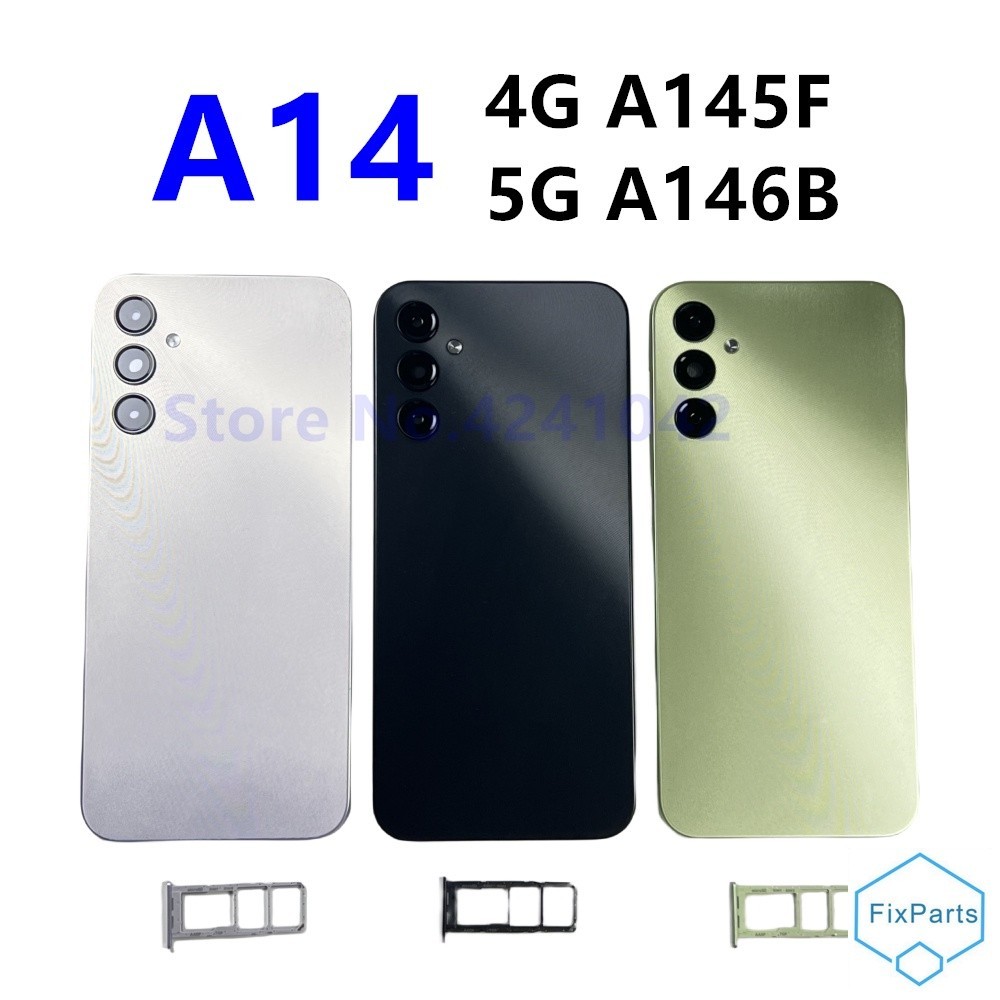 แบตเตอรี่ฝาครอบเดิมด้านหลังประตูด้านหลังสําหรับ SAMSUNG Galaxy A14 4G ...