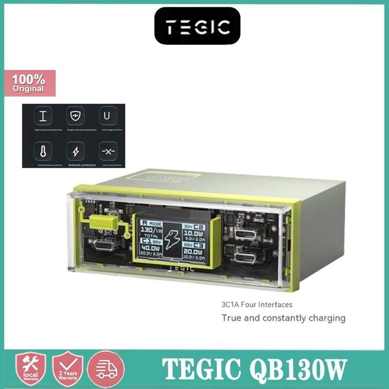 QUICKBEE desktop TEGIC multi port continuous charging station dock total 130W power display ...