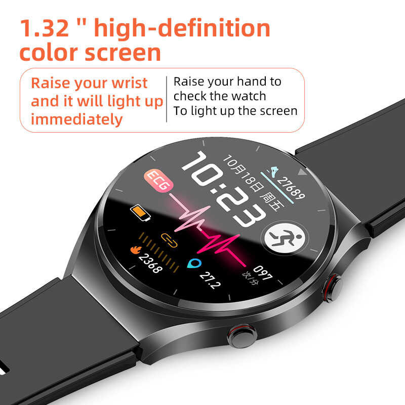 Pro Smart E09 Watch Huawei Laser Therapy Smartwatch For Men Women Lipid ...