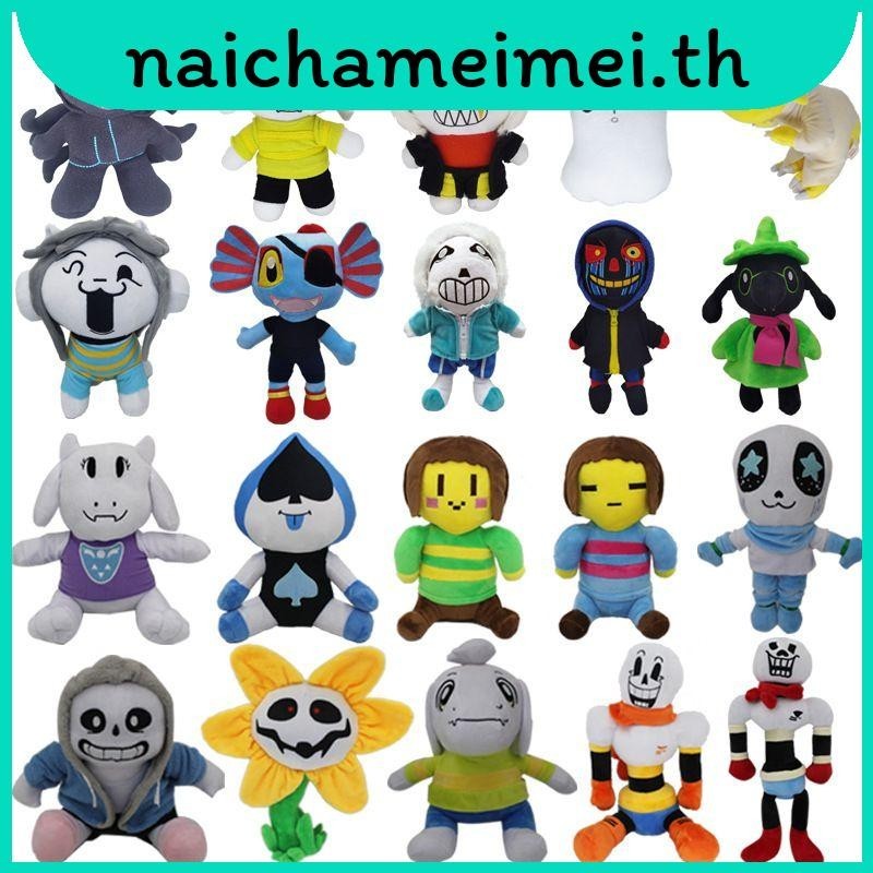 สีสันและสนุกตุ ๊ กตา Undertale ตุ ๊ กตา Sans Sunflower Chara Ariel ของ ...