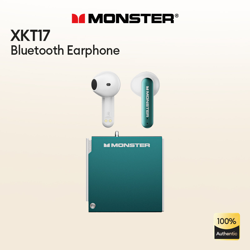 Monster XKT17 หูฟังบลูทูธไร้สาย HIFI คุณภาพเสียง สัมผัสอัจฉริยะ ใช้งานร่วมกับแบตเตอรี่ได้นาน HD ...