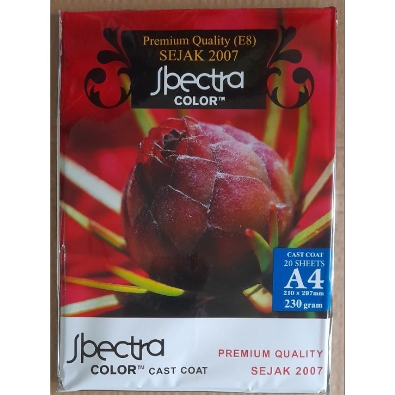 ในสต็อก Spectra Paper 230gr Glossy | Shopee Thailand