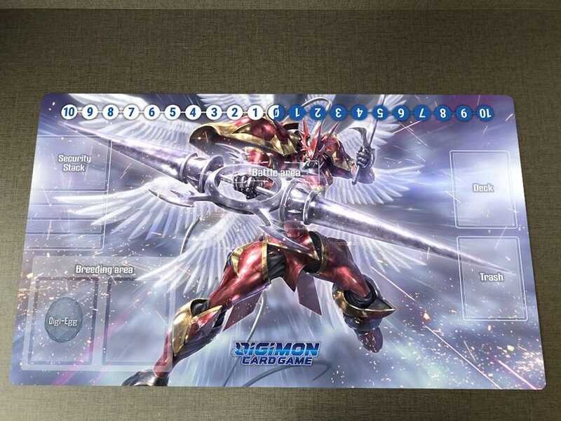 Digimon Duel Playmat อะนิเมะ CCG DTCG Mat Gallantmon Trading Card เกม ...