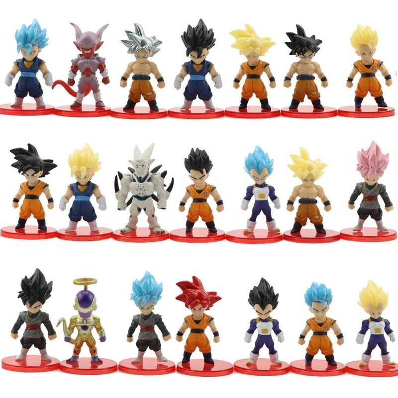 ชิ้น / 78 ล็อต Dragonball Mini Manikin ขายส่ง 18 + 18 + 21 + 21 6-8Cm ...