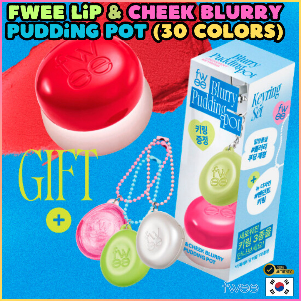 Fwee Lip&Cheek Blurry Pudding Pot (30 colors) | Shopee Thailand