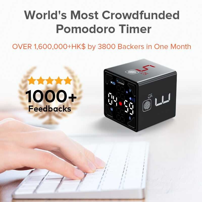 Ticktime llano cube Smart Timer Pomodoro | Shopee Thailand