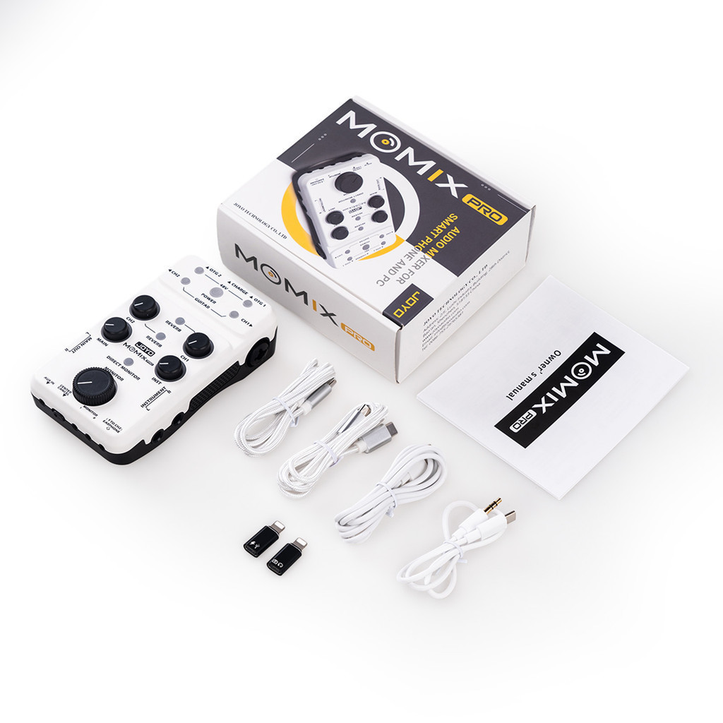 JOYO MOMIX PRO Audio Mixer โทรศัพท์ Type-C ขับเคลื่อนอินเทอร์เฟซเสียง ...