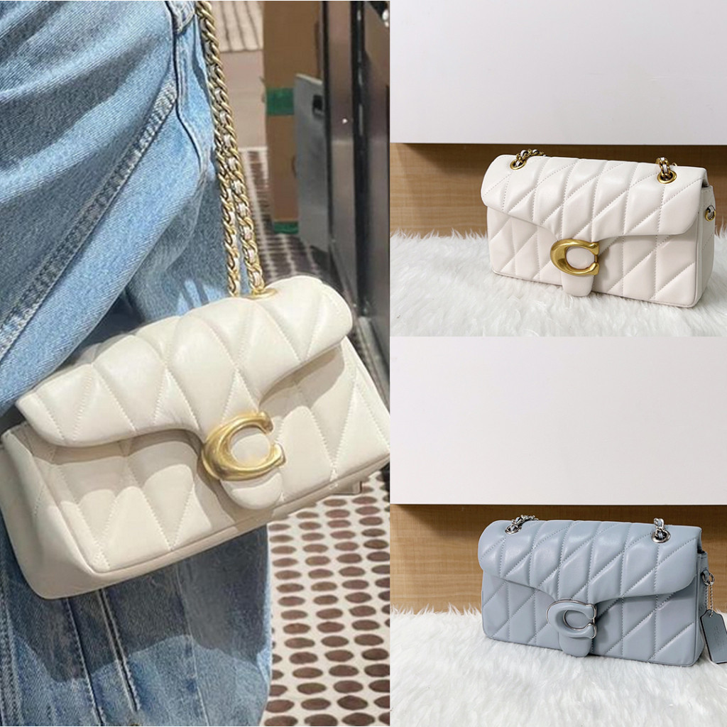พร้อมส่ง ของแท้ 100% COACHH CP147 Tabby ใหม่ กระเป๋าสะพายไหล่ลําลอง ...