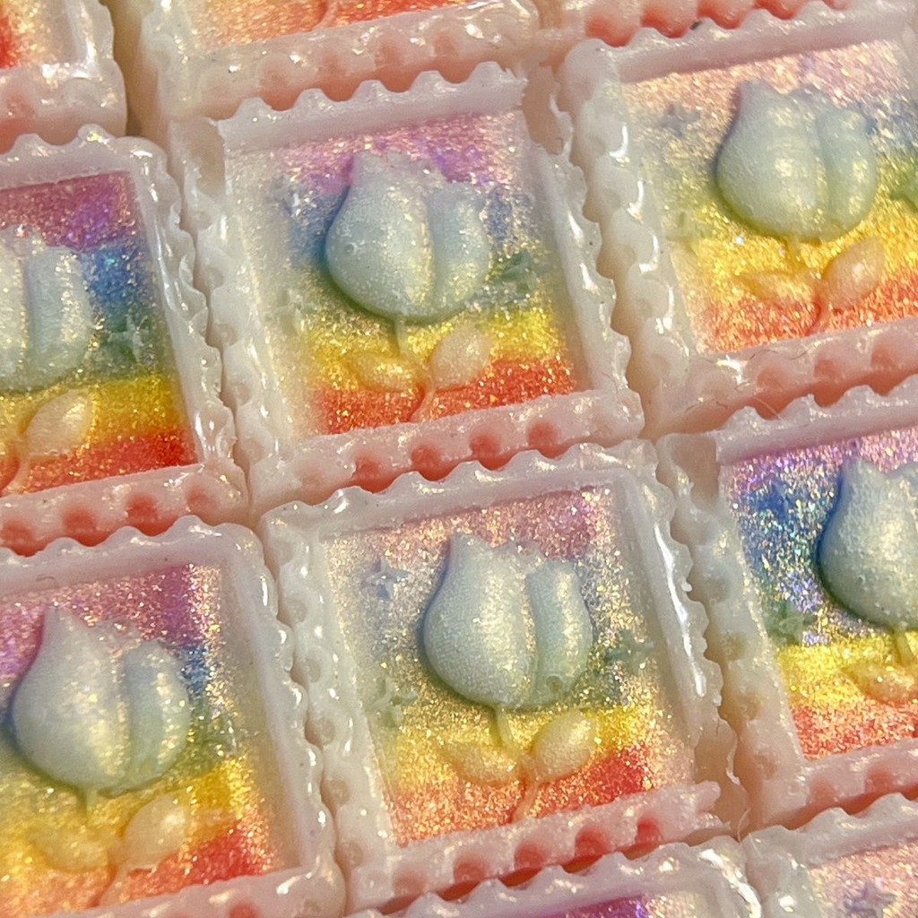 โฮมเมด Hot Lacquer Wax Rainbow Pearlescent แซนวิชขี้ผึ้ง DIY Hot ...