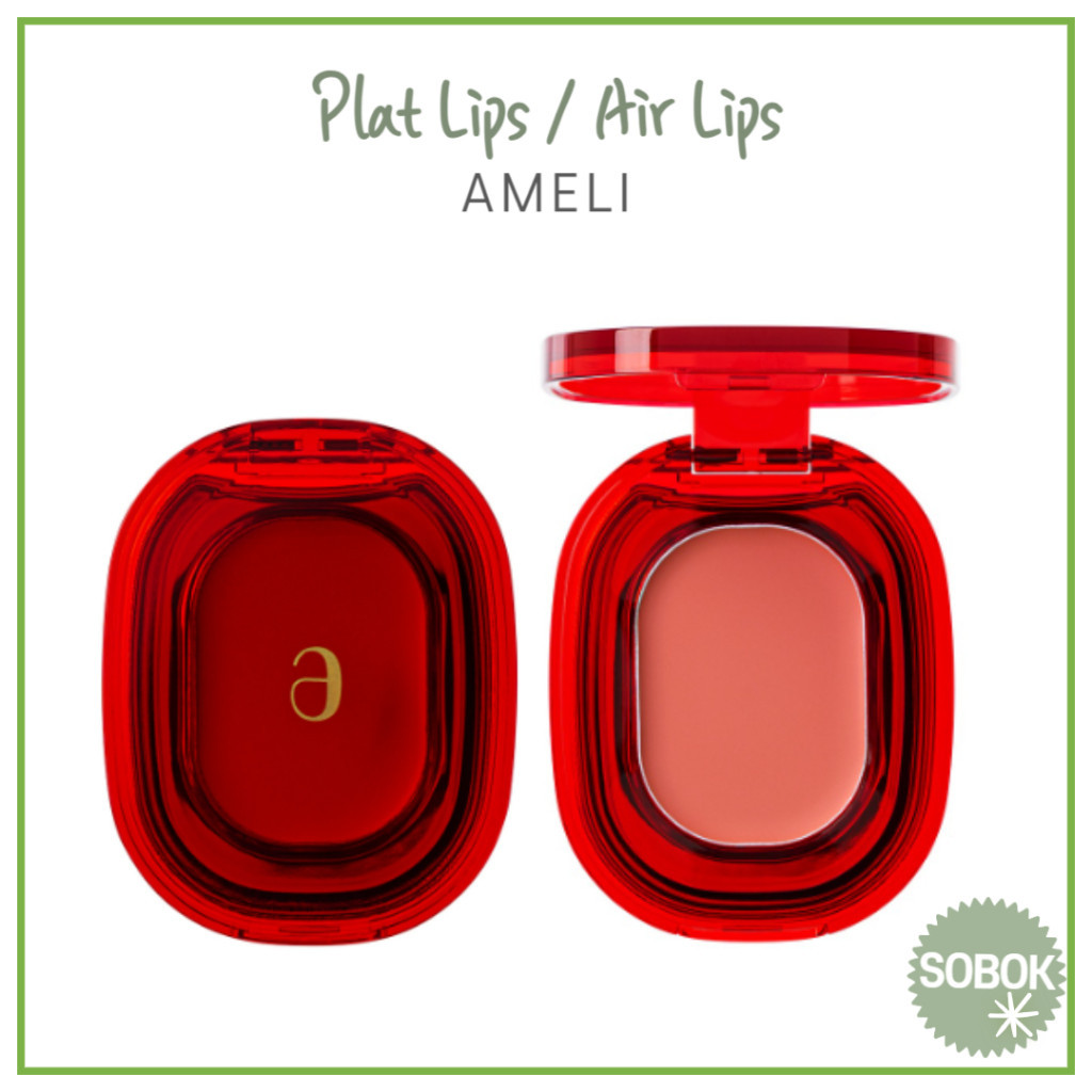 [AMELI] Plat Lips & Air Lips ลิปบาล์ม 1.2 กรัม 16 สี | Shopee Thailand