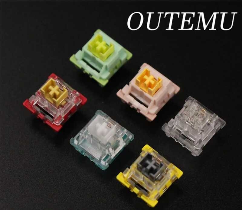 Switches Mechanical Outemu Keyboard 3Pin Silent Clicky Linear Tactile ...