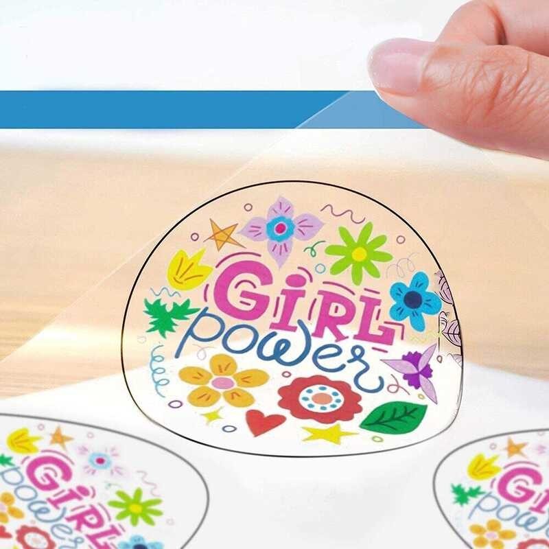 Sheets 10 Printable Vinyl Sticker Paper Transparent Letter Size ...