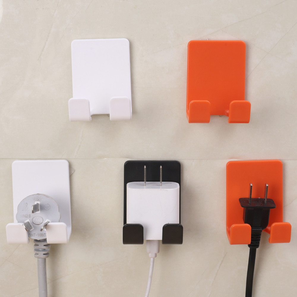 Punch-free Cable Holder Power Cord Plug Hook - Home Wall Kitchen ...