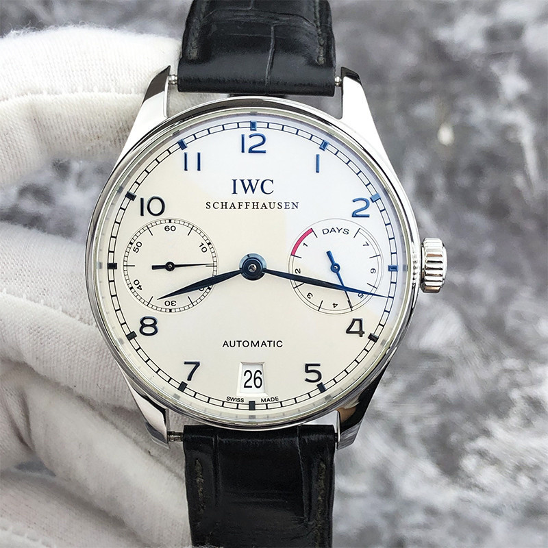 Iwc IWC Portugal series iw500107 นาฬิกาอัตโนมัติ IWC นาฬิกาผู ้ ชายสายใส | Shopee Thailand