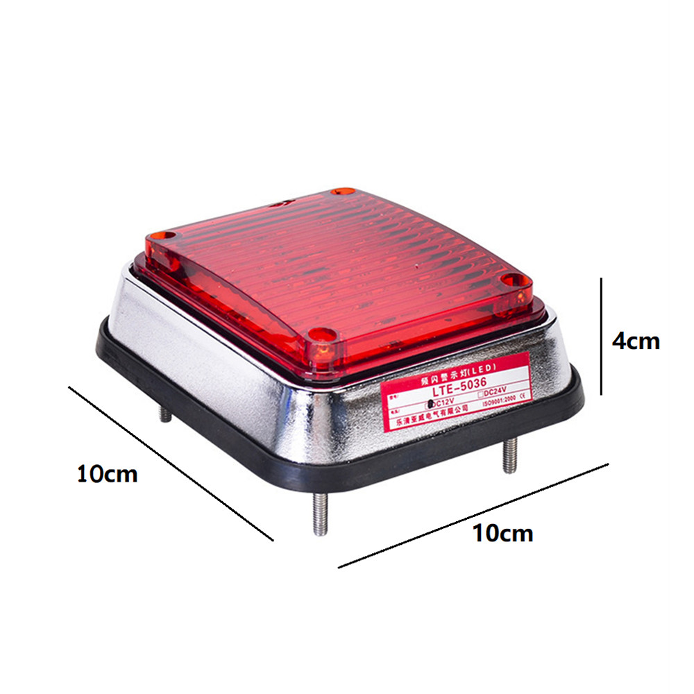 1 PC 12V 24V LED Stroboscope Strobe Light สําหรับตํารวจรถจักรยานยนต์ ...