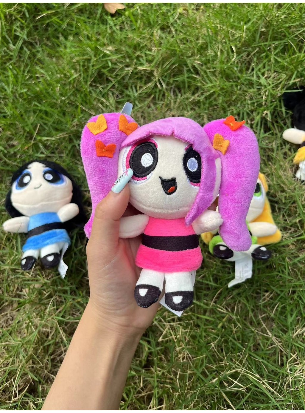 Kpop Idol NWJNS The Powerpuff Girls ตุ ๊ กตาตุ ๊ กตาพวงกุญแจ Hanni ...