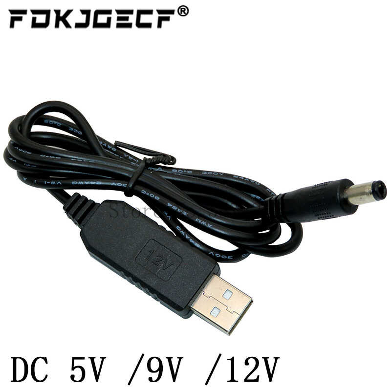 USB Power Boost สาย 5V To Dc 9V/12V Step Up โมดูล Usb Converter Adapter สาย2.1X5.5มม. | Shopee ...