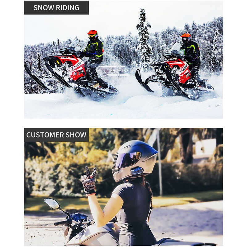 Aitemay Bt17 Bluetooth 5.0 Headset Wireless Handsfree Stereo Earphone Motorcycle Helmet Headpho ...