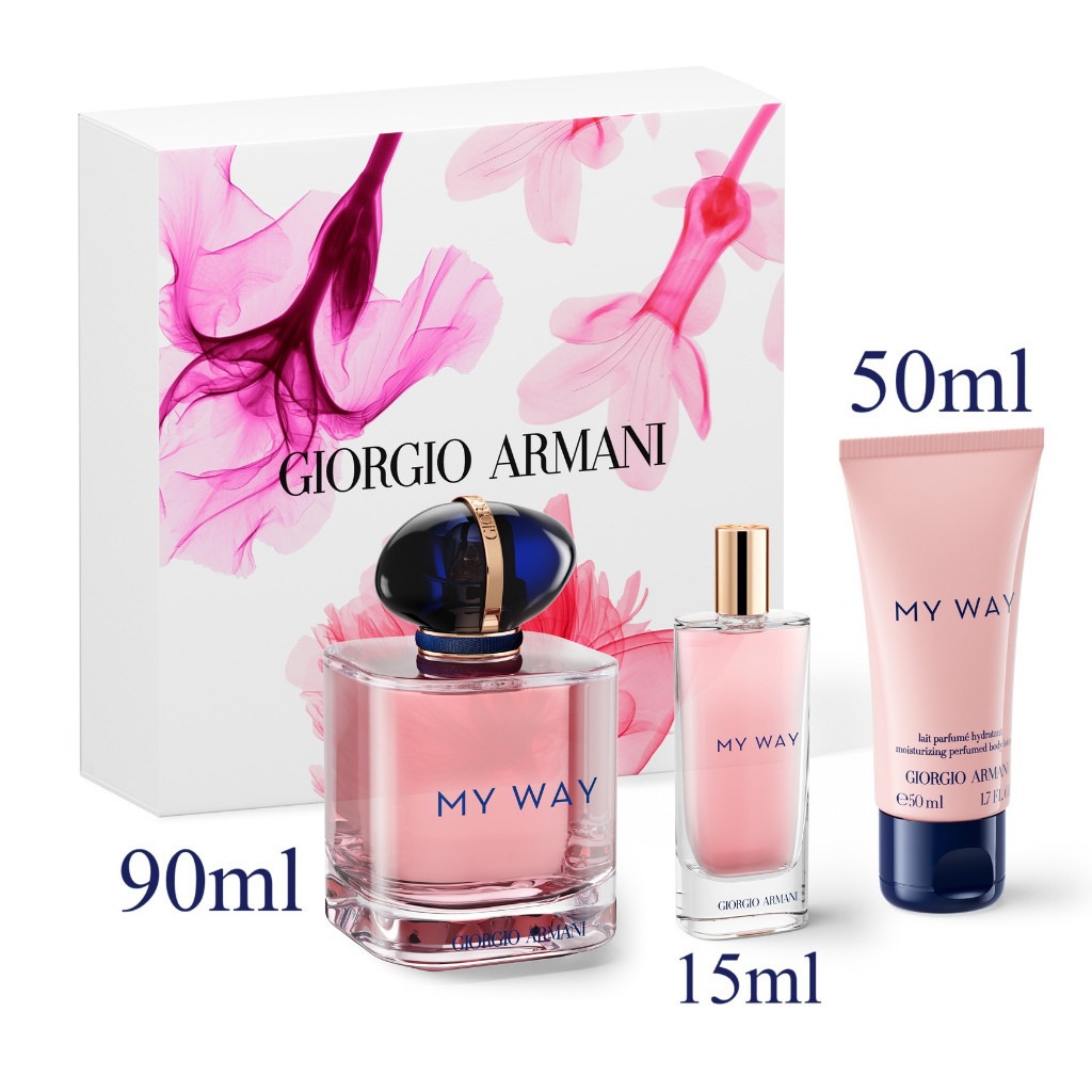 Giorgio Armani SET My Way EDP 90ml + 15ml + Body Lotion 50ml | Shopee ...