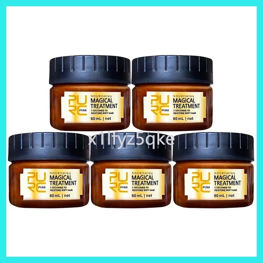 PURC Magical Hair Mask 5 วินาทีซ่อมแซมความเสียหาย Frizz Keratin ...