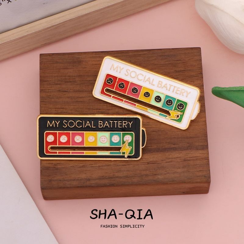 Power Mood Switching เข ็ มกลัดเลื ่ อน Lightning My Social Mood เข ็ ...