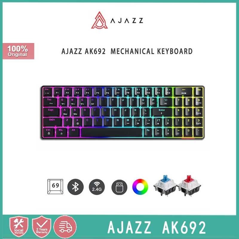 AK692 Electronic azz game mechanical keyboard , 69 key RGB keyboard ...