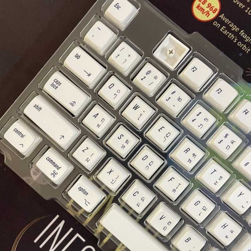 White 166Keys Black Thai Keycaps XDA Profile PBT Material Sublimation ...