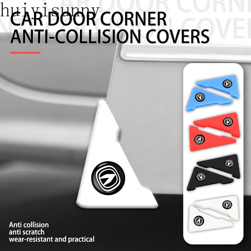 Hys สําหรับ Changan 2pcs ซิลิโคนรถ Anti-Collision ประตูมุม Scratch Protector CS75 CS35 CS15 CS55 ...