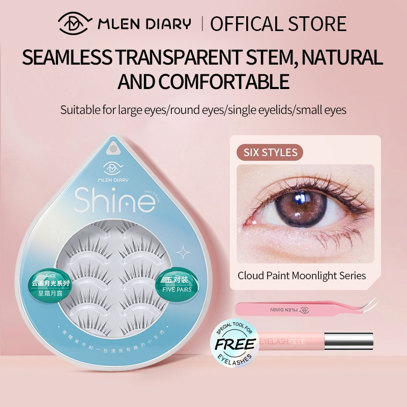 Mlen DIARY ขนตาปลอมนํากลับมาใช้ใหม่ได้ C Curl - ยาว 6-11 มม. -Mlen ...