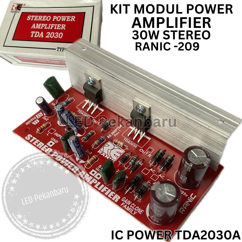 ในสต็อก Audio KIT POWER AMPLIFIER โมดูล 30W สเตอริโอ Amp ประกอบ IC ...